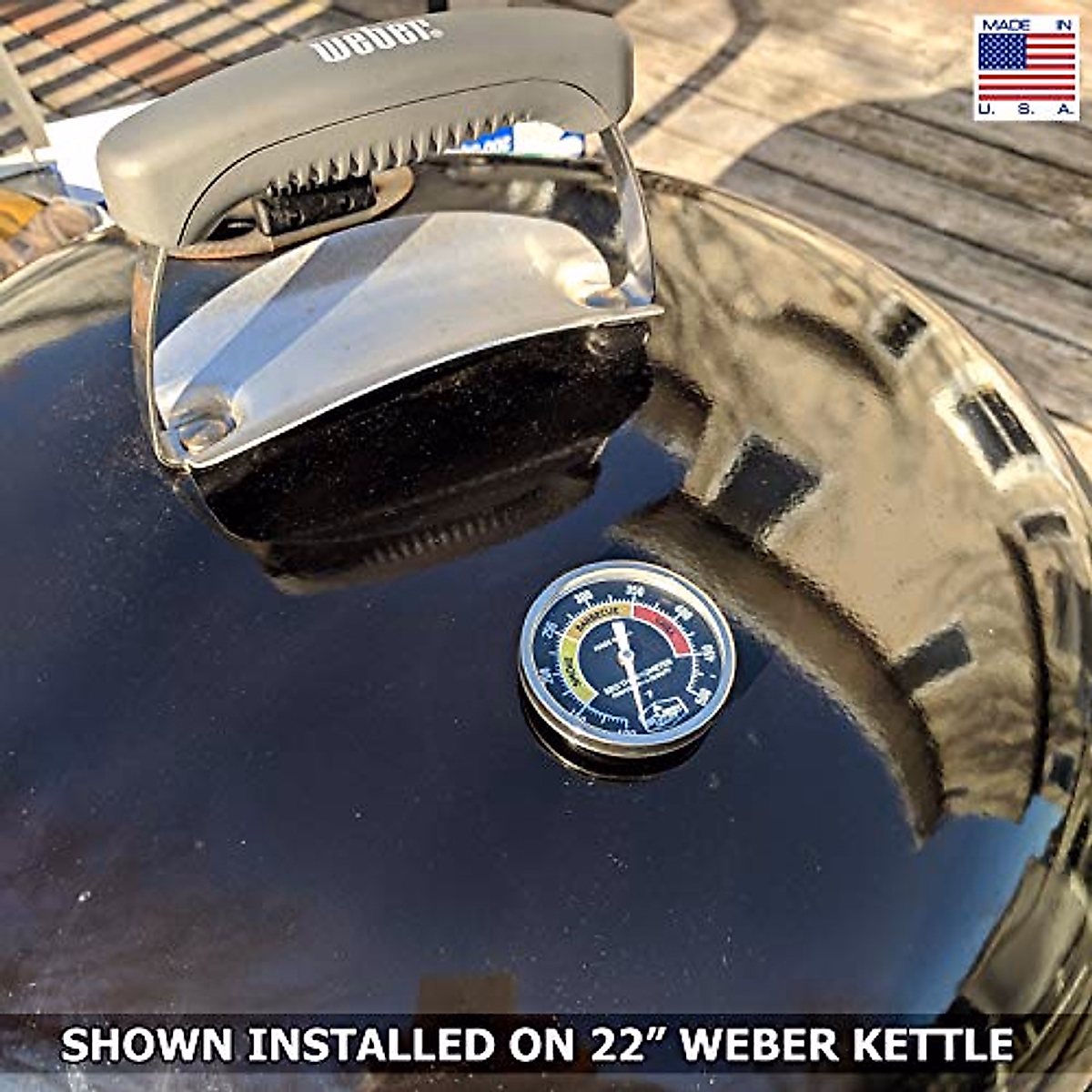 Midwest Hearth Professional BBQ Grill Thermometer (2" Dial)