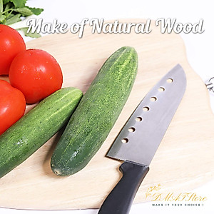 DMATStore CUTE DESIGN WOODEN CUTTING BOARDS for KITCHEN KNIFE FRIENDLY EASY to CLEAN WOODEN CHOPPING BOARDS BREAD BOARDS FOR KITCHEN CUTTING BOARD LARGE (BELL PEPPER)