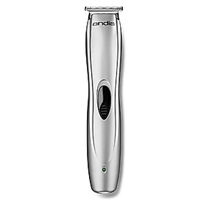 Andis Men 22725 VersaTrim Corded/Cordless Hair & Beard Trimmer Kit - Carbon Steel T-Blade for Close Cutting with Rechargeable Powerful Lithium-Ion Battery – Set of 14-Pieces, Silver