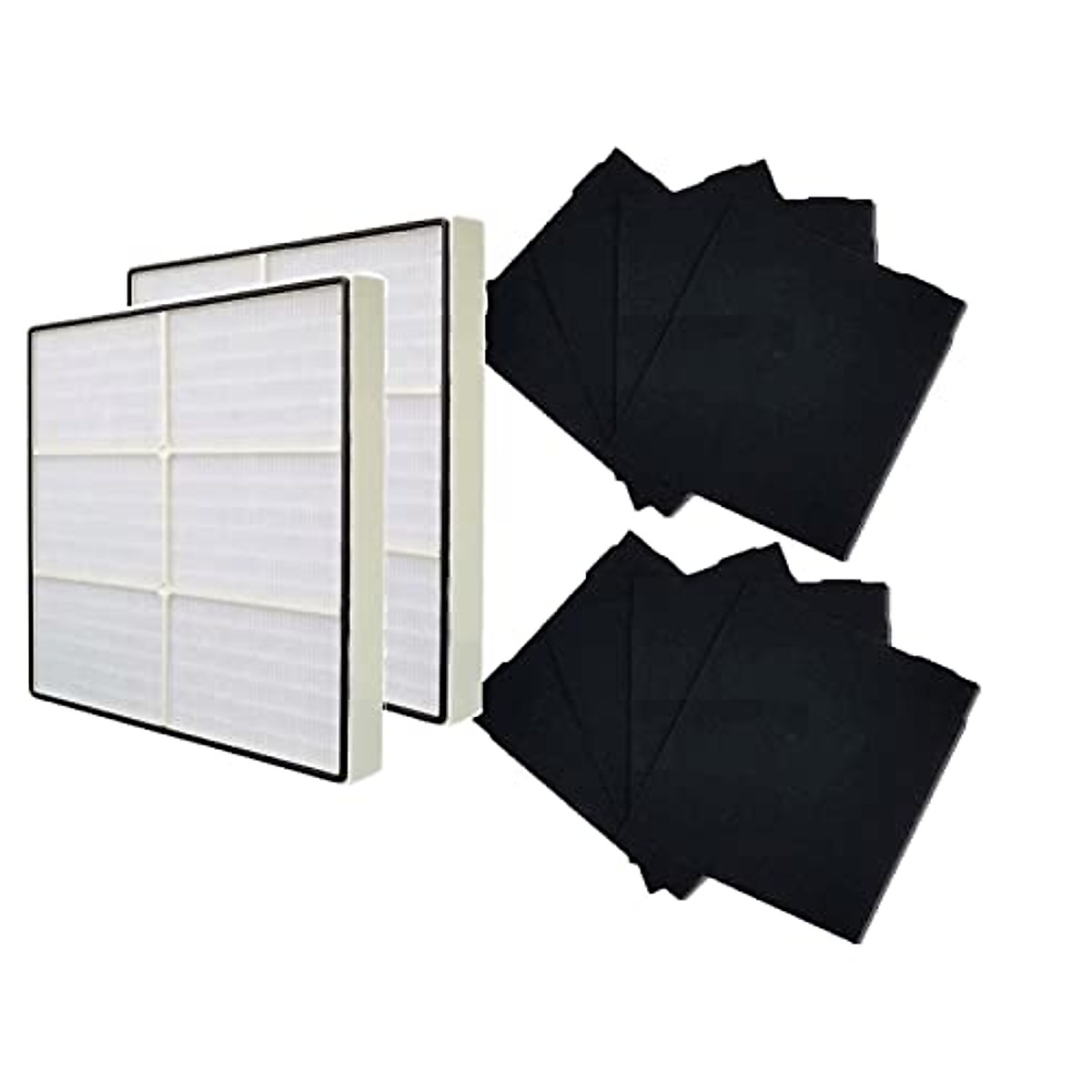 Nispira True HEPA Carbon Pre Filter Set Compatible with Sears Kenmore 83375, 83376, 83200, 83202 (Progressive 335), 83230, 83354, 83355 & 295 Series, 2 Packs