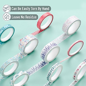 Mr. Pen- Washi Tape Set, 21 Rolls, Floral Washi Tape, Washi Tape, Bullet Journal Supplies, Decorative Tape, Cute Washi Tape, Washi Tape for Bible Journaling, Cute Tape, Bible Journaling Supplies