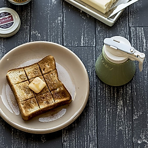 ZERO JAPAN Aqua Mist BYK-12 AM Butter Dish with Knife, Approx. 5.7 x 3.5 x 2.4 inches (145 x 90 x 60 mm)