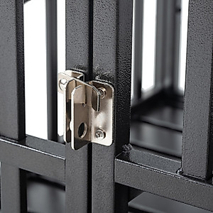 Heavy Duty Dog Crate,XXL Dog Crate,Large Dog Crate,Indestructible Dog Cage Large Dogs 48 Inch,Impact Dog Crates for Large Dogs,Steel Dog Crate,Giant Dog Crate,Crate with Roof & Window on Roof