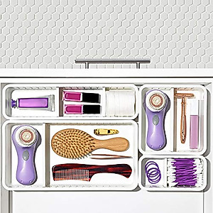 OXO Good Grips 4-Piece Complete Adjustable Drawer Bin Set with Removable Dividers