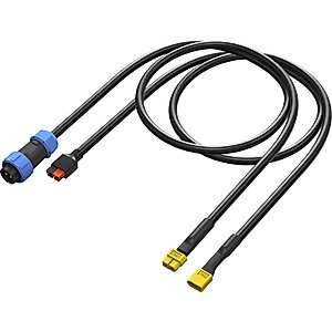 RV Cable, 12V/25A Aviation Plug to XT60 Cable & XT60 to SPC45 (Output) Cable, Compatible with Portable Power Station, Solar Generator
