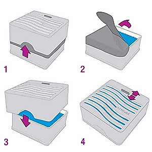 ATTITUDE Natural Air Purifier with Activated Carbon Filter, Hypoallergenic, Pink Grapefruit, 8 Oz, 15226