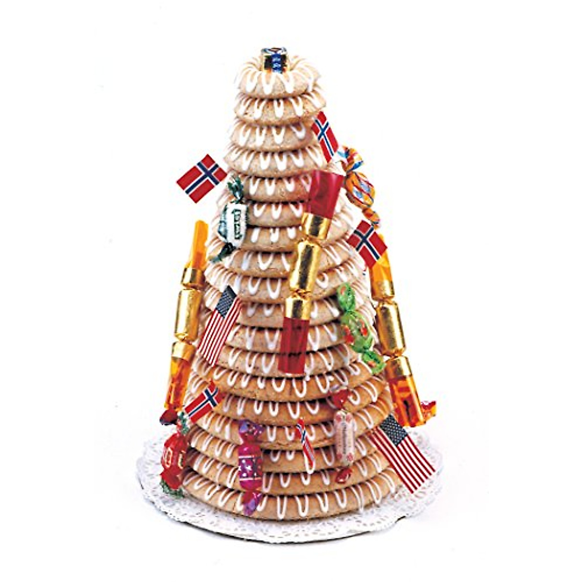Norpro Cake Forms Nonstick Kransekake Norwegian Dessert Ring Tower New
