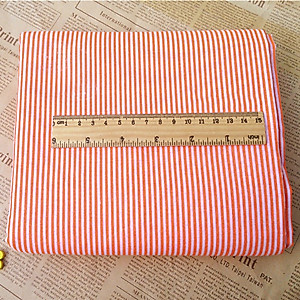 Bluelans 7pcs 10" x 10" (25cm x 25cm) Top Cotton Craft Fabric Bundle Squares Patchwork DIY Sewing Scrapbooking Quilting Floral Dot Pattern Orange