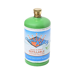 Flame King AB228 4-Pc Universal Solid Brass Caps for 1LB Propane Bottle Gas Tank Cylinders