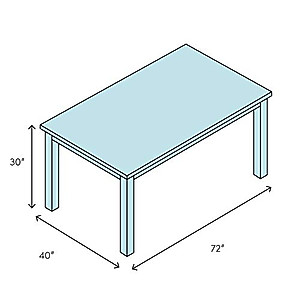Posh Pollen Furniture, Bethley Solid Wood Dining Table, Brown