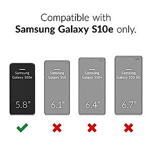 Crave S10e Case, Strong Guard Heavy-Duty Protection Series Case for Samsung Galaxy S10e - Black