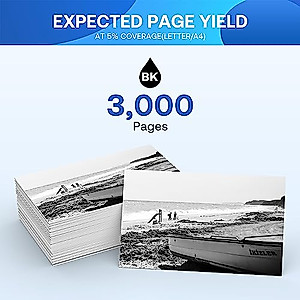 TN760 Toner Cartridge Replacement for Brother TN-760 TN730 TN-730 Compatible with HL-L2350DW HL-L2395DW HL-L2390DW HL-L2370DW MFC-L2750DW MFC-L2710DW DCP-L2550DW (Black,4 Pack)