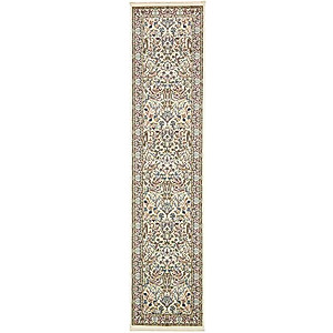 Unique Loom Narenj Collection Area Rug - Bristol (3' x 13' 1" Runner, Ivory/ Beige)