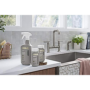 Kohler K-EC23723-NA Faucet Cleaner, Kitchen and Bathroom Cleaner, 28 FL Oz