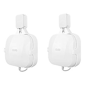 Wall Mount for eero Pro 6, Space-Saving Outlet Mount for eero Pro 6 Tri-Band mesh Wi-Fi 6 for Wide WiFi Coverage and Cord Arrangement(2 Pack)