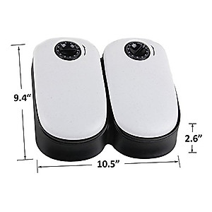 2-Meal Automatic Pet Food Feeder for Dogs & Cats, Pet Food Dispenser for 2 Meals Within 48 Hours, Free Ice Pack Included to Keep Food Fresh