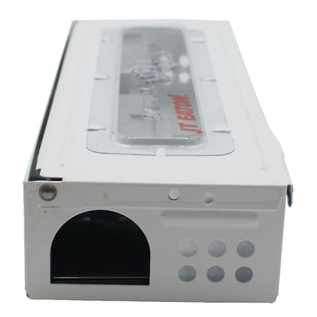 JT Eaton 423CL-WH Little Pete Slim Multi Catch Mouse Trap with Clear Lid and White Powder Coat, No Bait Needed, Pack of 12