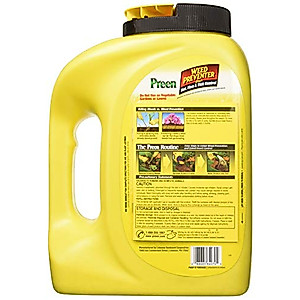 Preen 2464189 Weed Preventer Plus Ant, Flea, & Tick Control - 4.25 lb. - Covers 1,000 sq. ft.