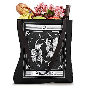 Fairycore Aesthetic Fairy Skeleton Tarot Card The Fool Tote Bag