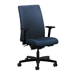 HON Ignition Series Mid-Back Work Chair - Upholstered Computer Chair for Office Desk, Ocean (HIWM3)
