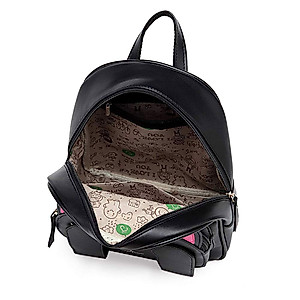 DIOMO Toddler Backpack for Girls Cartoon Kids Backpack Purse, Cute Cat Small Kawaii Preschool Backpack (Black)