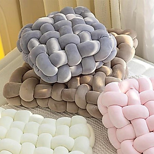 Velvet Chunky Yarn Bulky Giant Arm Knitting Yarn, Super Soft Tubular Weight Jumbo Yar n,DIY Crochet Hand Knitting Thick Ya rn for Blanket,Pet Bed, Rugs Pillow,Handbag(2.2lb-Khaki)