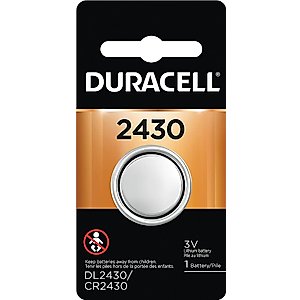 Duracell 448696 2430 3V Lithium Coin Battery 1/Pack (Dl2430bpk)