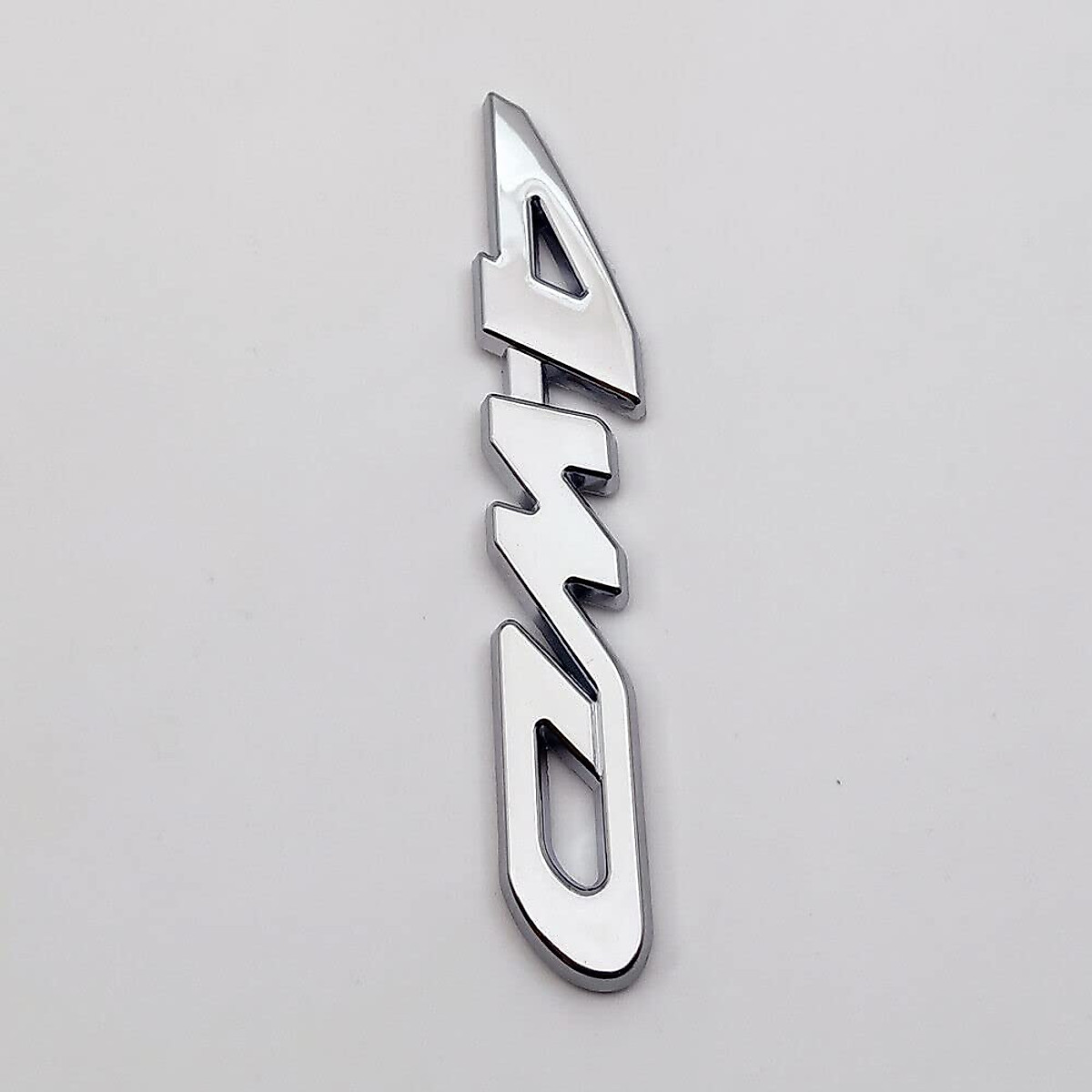 1Pcs Chrome Metal 4WD Rear Tailgate Trunk Badge 4x4 Car SUV Emblem Sticker Decal (Silver)