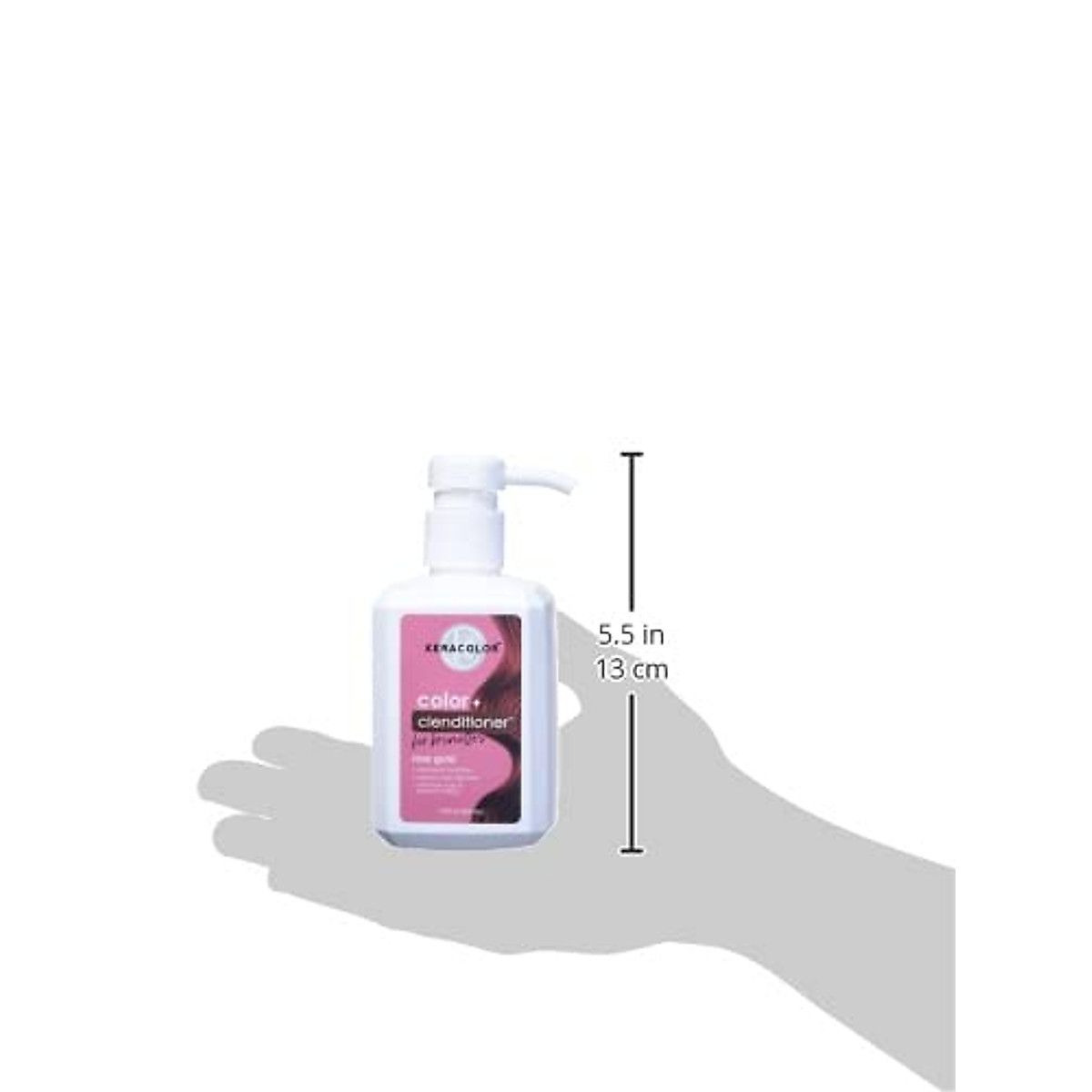 Keracolor Clenditioner for Brunettes ROSE GOLD Hair Dye - Semi Permanent Hair Color Depositing Conditioner, Cruelty-free, 12 Fl. Oz.