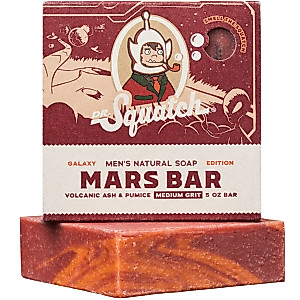 Dr. Squatch Limited Edition All Natural Bar Soap for Men with Medium Grit, Mars Bar