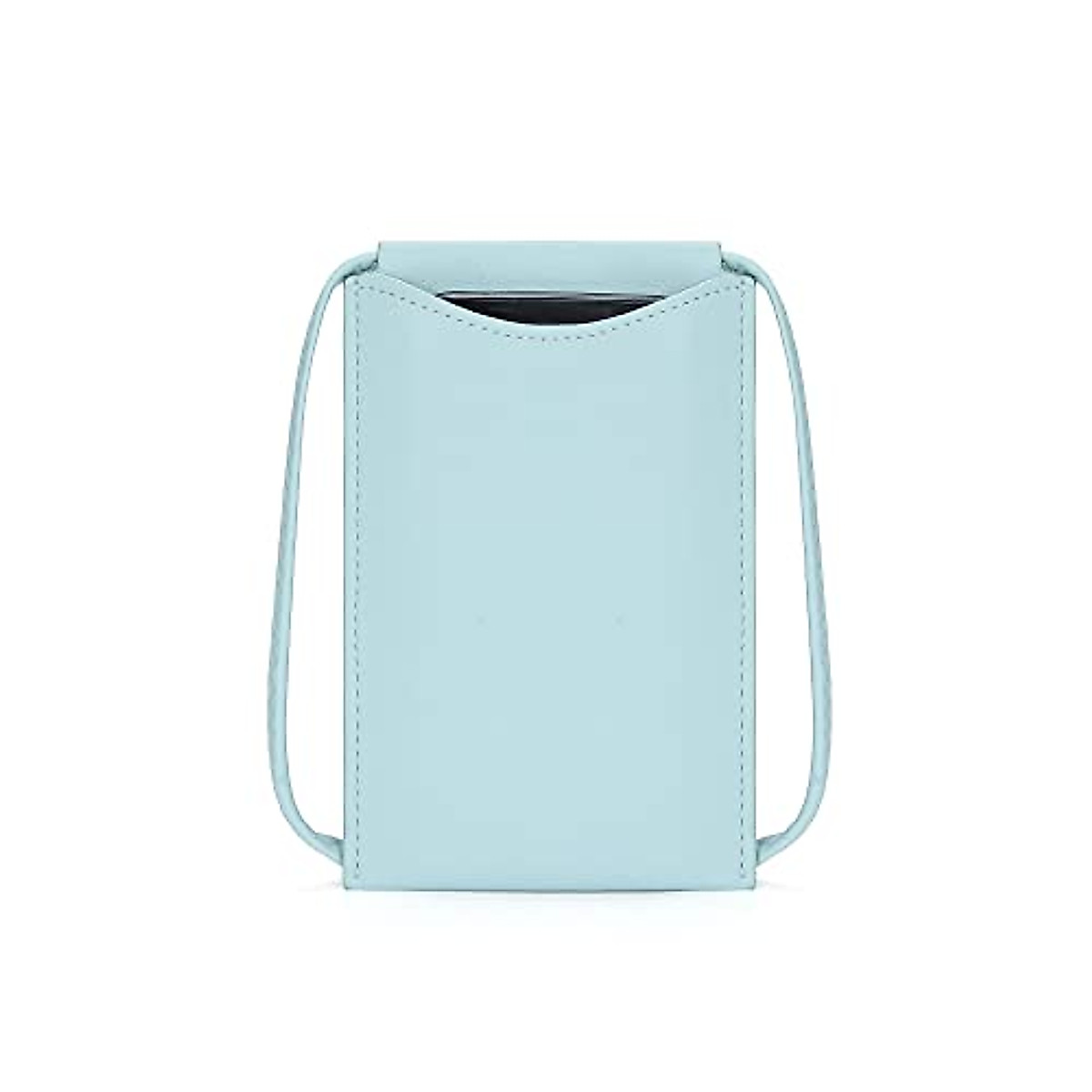 Earnda Small Crossbody Cell Phone Purse for Women Lightweight PU Leather Crossbody Bag with Credit Card Slots Blue