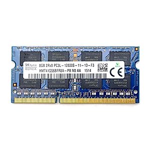 Laptop Memory Module HMT41GS6BFR8A-PB Compatible Replacement Spare Part for Hynix HMT41GS6BFR8A 8GB 2Rx8 DDR3 SO-DIMM PC3-12800 1600MHz 204-Pin Non-ECC Unbuffered CL11 1.35V