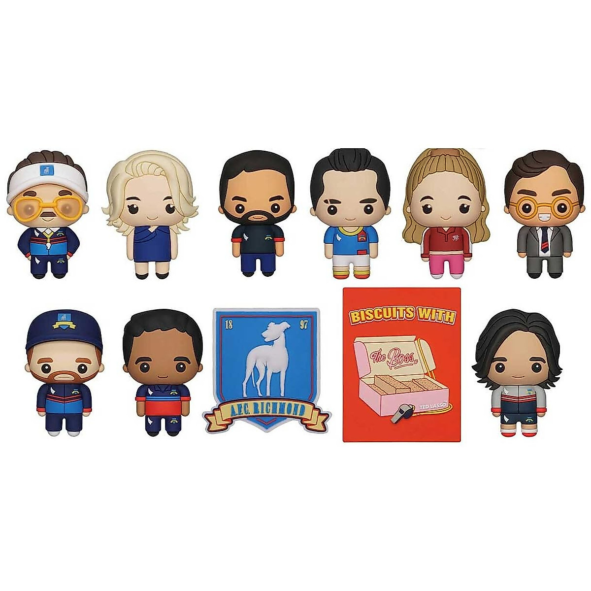 Monogram International Ted Lasso Blind Bag 3D Foam Bag Clip | One Random