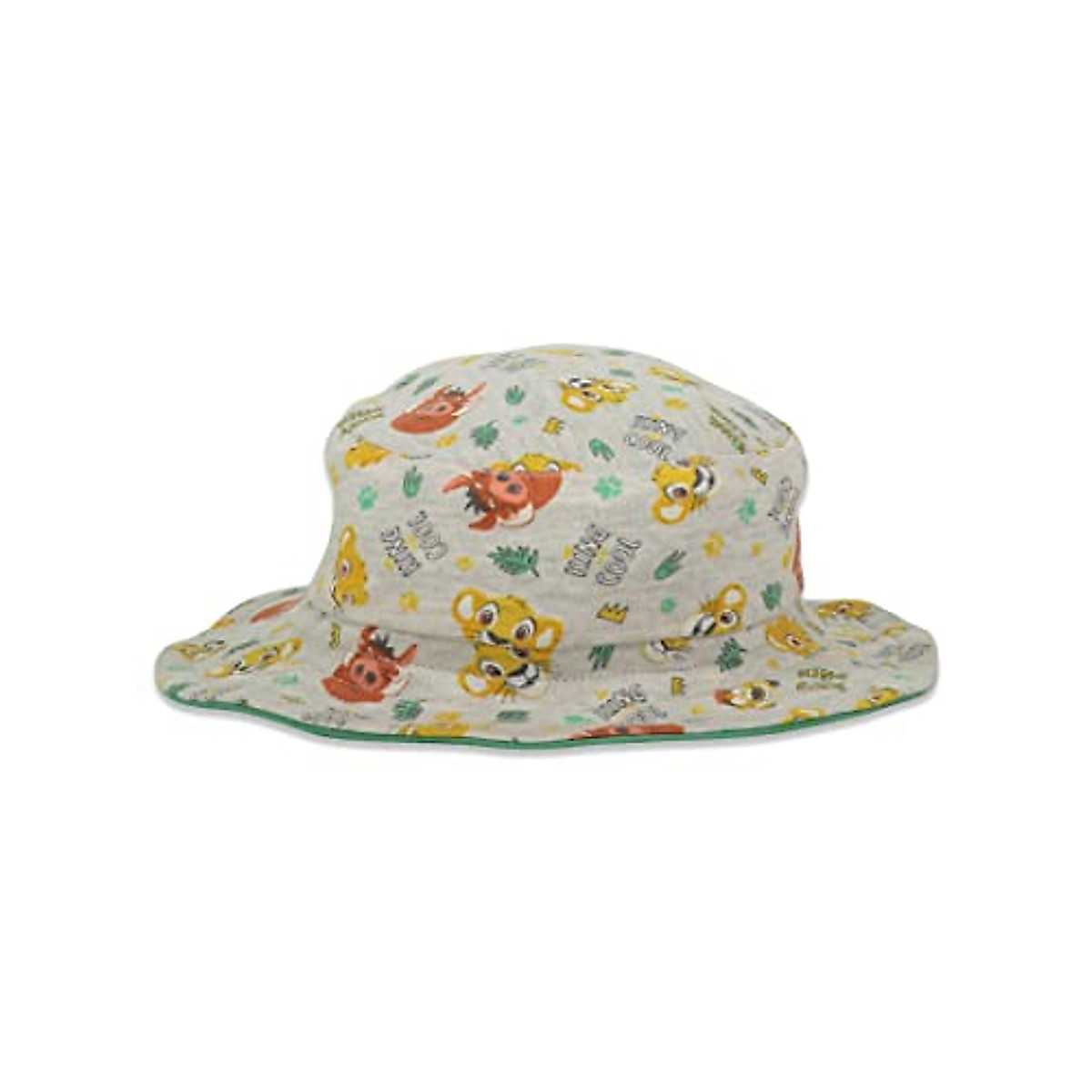 Disney Lion King Simba Newborn Baby Boys Short Sleeve Romper & Sunhat Green Newborn