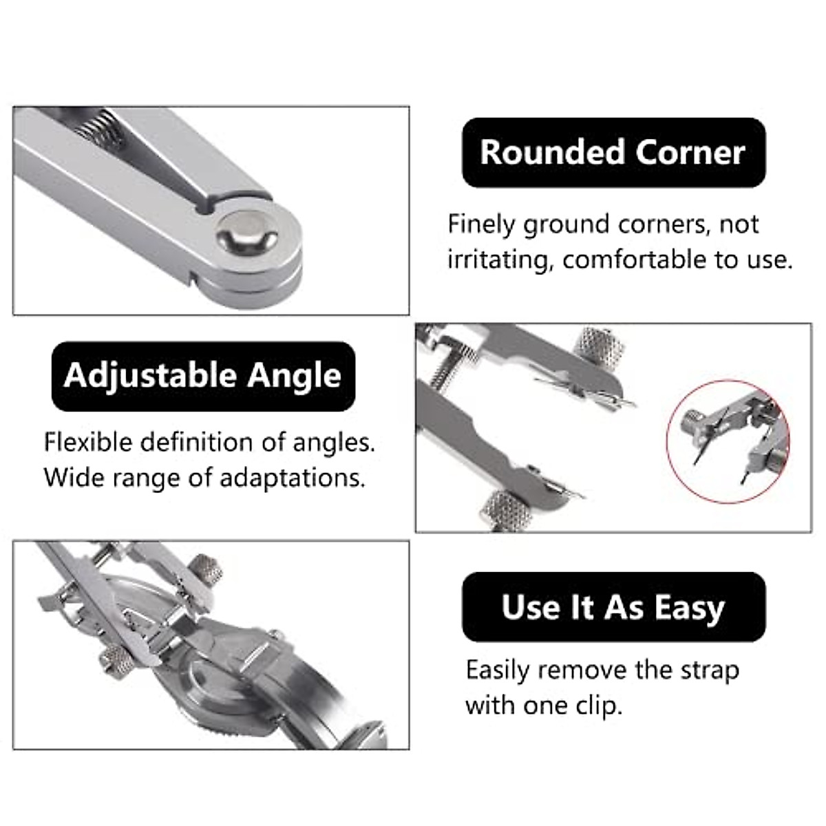 Watris Veiyi Watch Spring Bar Plier Tool, Watch Hand Removal Tool, Watch Pin Removal Tool for Watch Wrist Bands Strap Removal Repair Fix Kit
