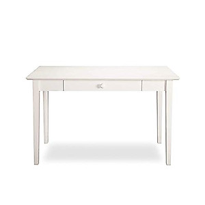Atlantic Furniture AH12102 Shaker Desk with Drawer, White,H-79282
