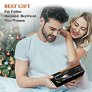 Gifts for Men Dad,Magnetic Pickup Tool with LED Lights,Telescoping Magnet Pick Up Tool-Unique Gadgets Gifts for Boyfriend/Father,Husband,Grandpa,DIY Handyman,Him,Women,12 Batteries,2Pc Set