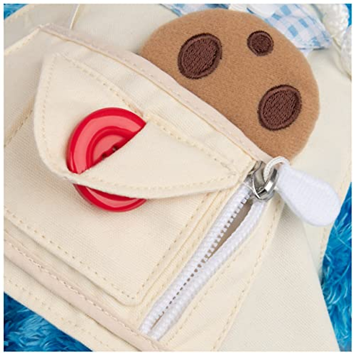 GUND Sesame Street Official Cookie Monster Teach Me Plush, Premium Plush Toy for Ages 1 & Up, Blue, 15”