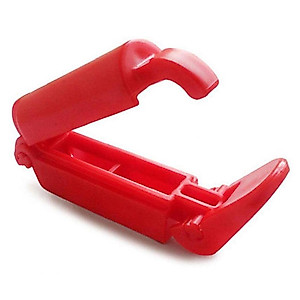 Froiny Slip-Resistant Clip Car Seat Safety Belt Fixing Clip Car Seat Anti Escape Harness Clip for All Child Mostly Car Safety Seat, Red, 88*22mm