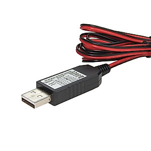 USB Power Converter DC Buck Boost Battery Eliminator Replace 1 to 4pcs 1.5V 3V 4.5V 6V AA AAA Connect(1-AA 1.5V)