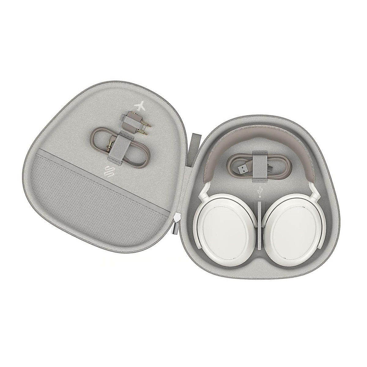 SENNHEISER Momentum 4 Wireless Headphones - Bluetooth Headset for Crystal-Clear Calls with Adaptive Noise Cancellation, 60h Battery Life and Customizable Sound, White (Renewed)