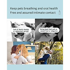 JUC Dog Breath Freshener for Dogs & Cats Teeth Cleaning Spray Dog Bad Breath Pet Oral Care Spray 4fl.oz