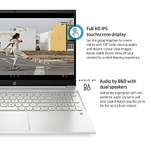 HP Windows 11 Pro Pavilion 15 15.6" FHD Touchscreen Business Laptop Computer, 8-core AMD Ryzen 7 5825U (Beats i7-1185G7), 32GB RAM, 1TB PCIe SSD, Backlit Keyboard, Wi-Fi 6, BT 5.2, HDMI, w/Battery