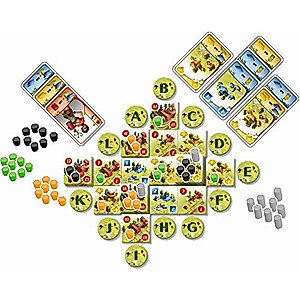 Pearl Games Ginkgopolis Board Game | Competitive Worker Placement Strategy Game for Adults and Kids | Ages 10+ | 1-5 Players | Average Playtime 45 Minutes | Made by Pearl Games