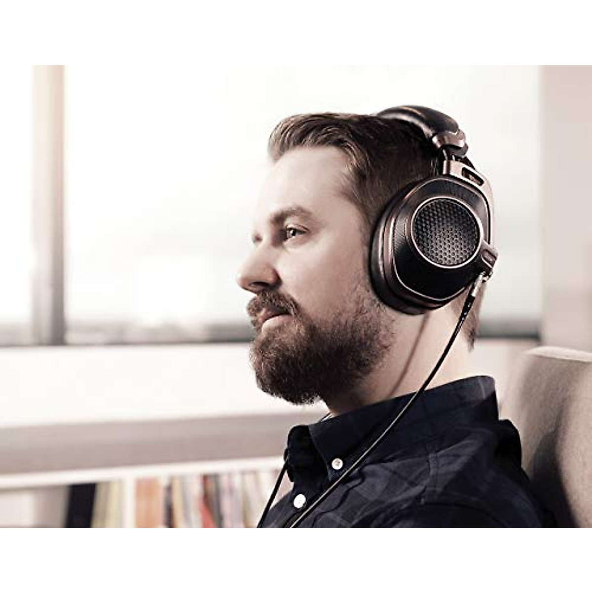 Cleer Audio NEXT Wired Audiophile Headphones - High End Lambskin Memory Foam Studio Earpads, Open Back, Alloy Structure, Innovative Ironless Magnesium Driver Units, Award Winning High-Resolution Sound