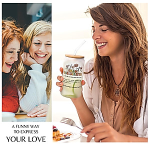 Thank You Gifts for Women - Chaos Coordinator Gifts, Coworker Gifts - Administrative Professional Day Gifts for Boss, Coworker, Manager, Office, Teacher, Nurse - Teacher Appreciation Gifts - Can Glass