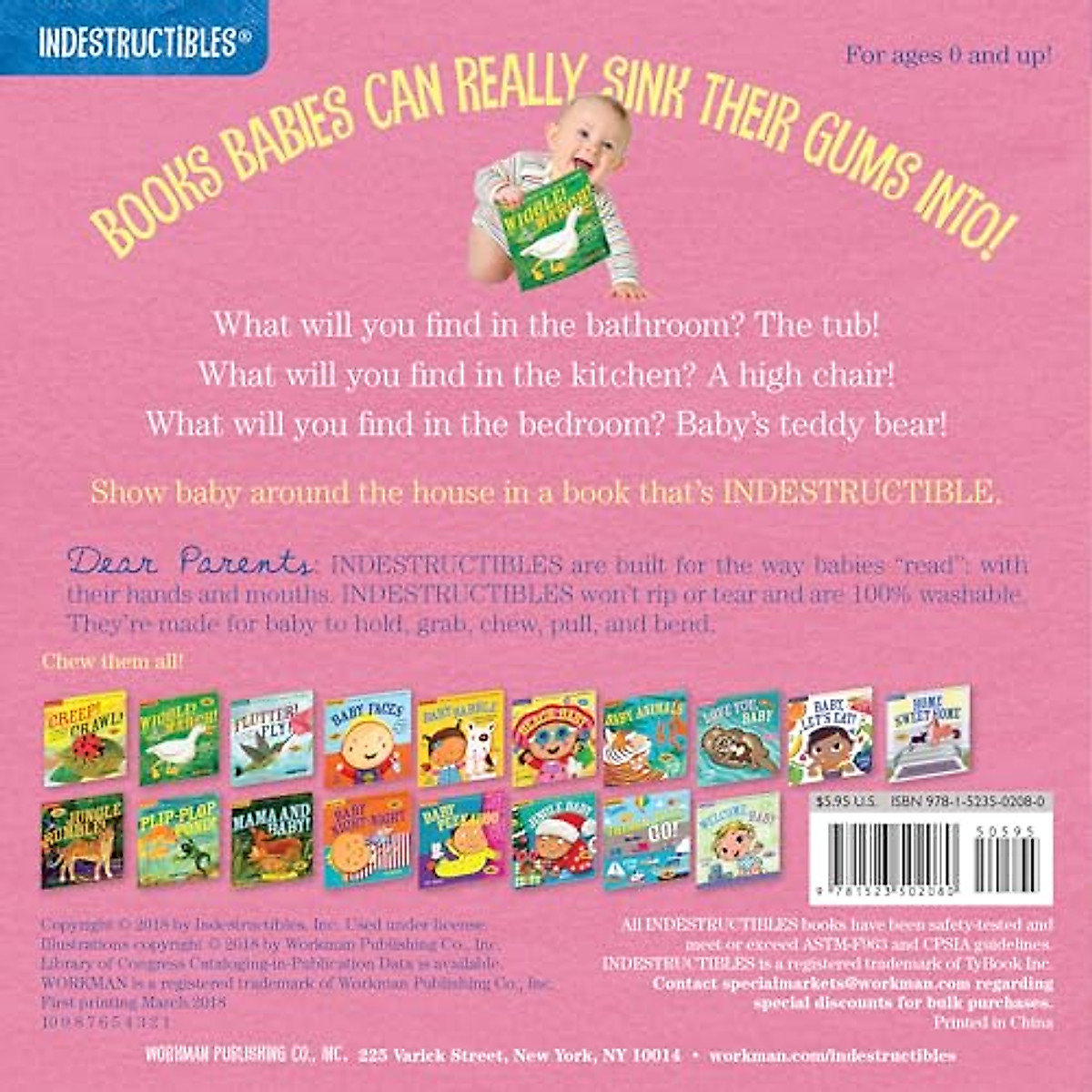 Indestructibles: Home Sweet Home: Chew Proof · Rip Proof · Nontoxic · 100% Washable (Book for Babies, Newborn Books, Safe to Chew)