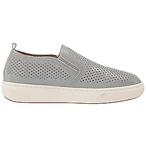 Propét Womens Kate Sneaker, Grey, 7.5 Wide US