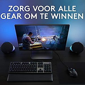 Logitech G502 Hero High Performance Wired Gaming Mouse, 25K Sensor, 25,600 DPI, RGB, Adjustable Weights, 11 Programmable Buttons, On-Board Memory, PC/Mac - Black