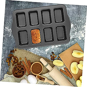 RORPOIR Square Tool Square Cake Pans Square Baking Dish Mini Loaf Tin Mini Loaf Tins Cupcake Tins Bread Pans Square Cupcake Pans Kitchen Cake Pan Small Baking Dish Brownie Muffin To Bake